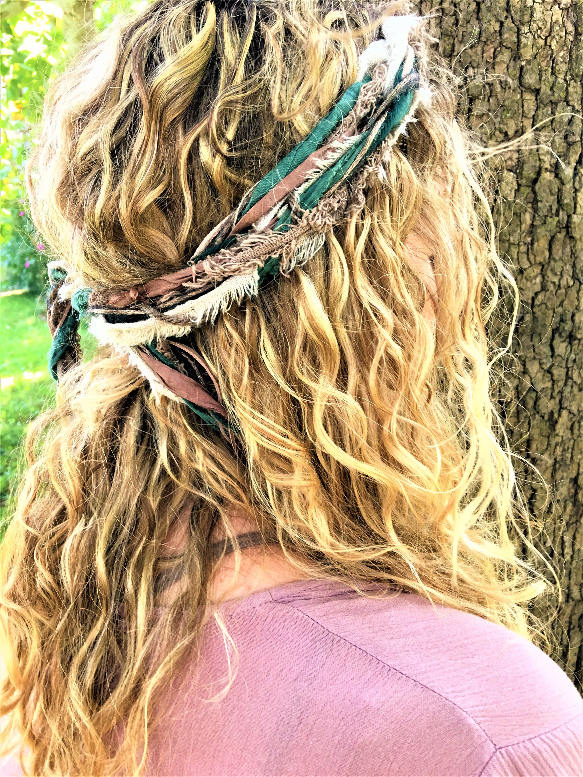 Boho Head Scarf Hippie Clothes Long Head Scarf For Women Etsy