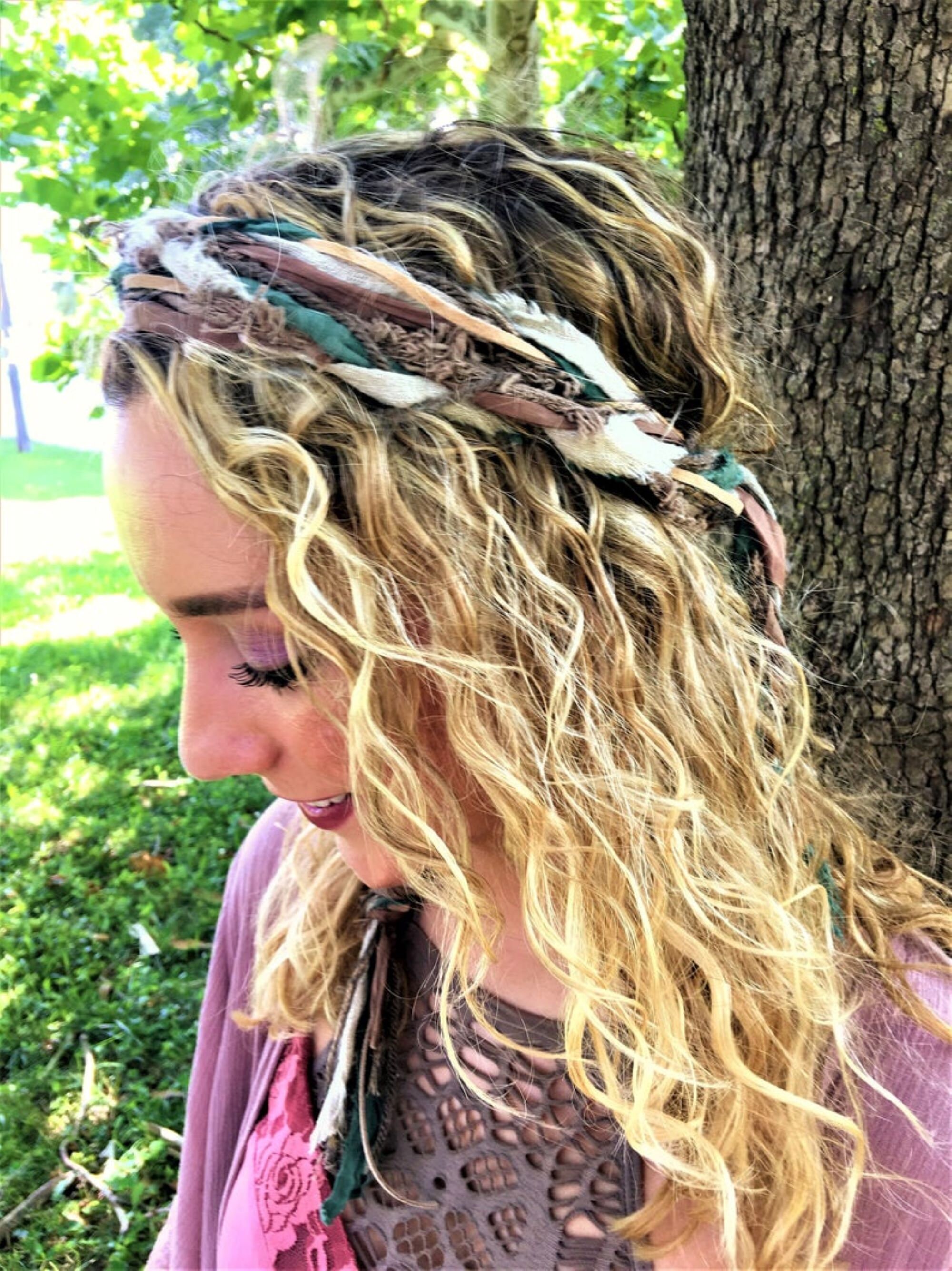 Boho Head Scarf Hippie Clothes Long Head Scarf For Women Etsy