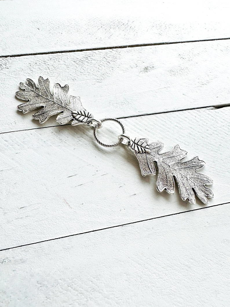 NEW Silver Oak Leaf Cloak Clasp "terebinth" | Renaissance Fair Outfit ...