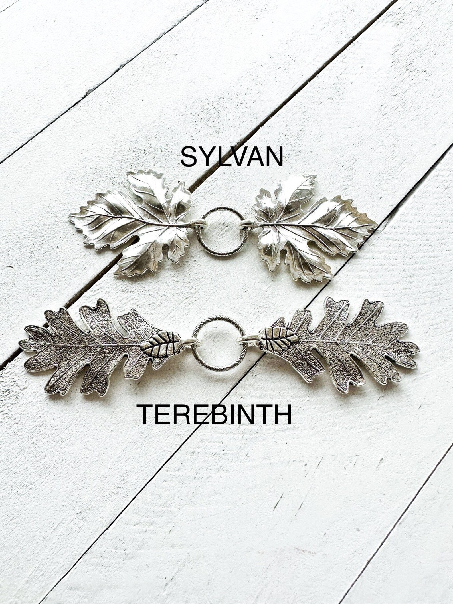 Silver Leaf Cloak Clasp "sylvan" | Dress Cinch Clip | Festival Cape ...