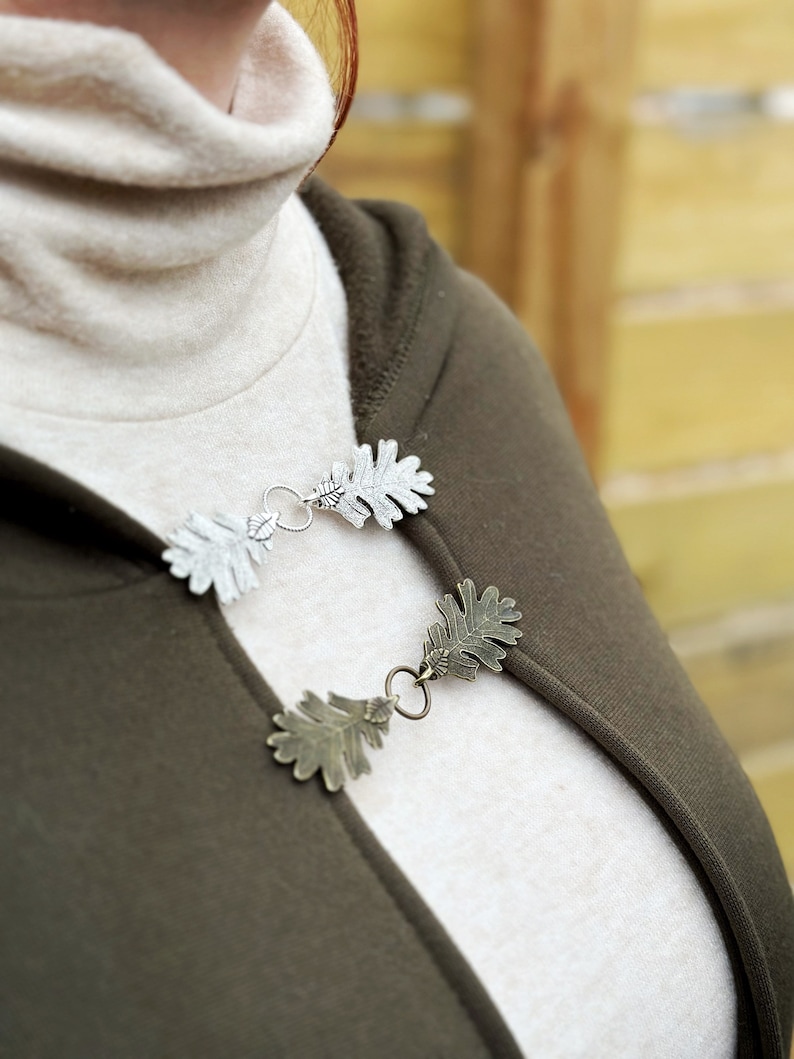 NEW Bronze Oak Leaf Cloak Clasp terebinth - Etsy