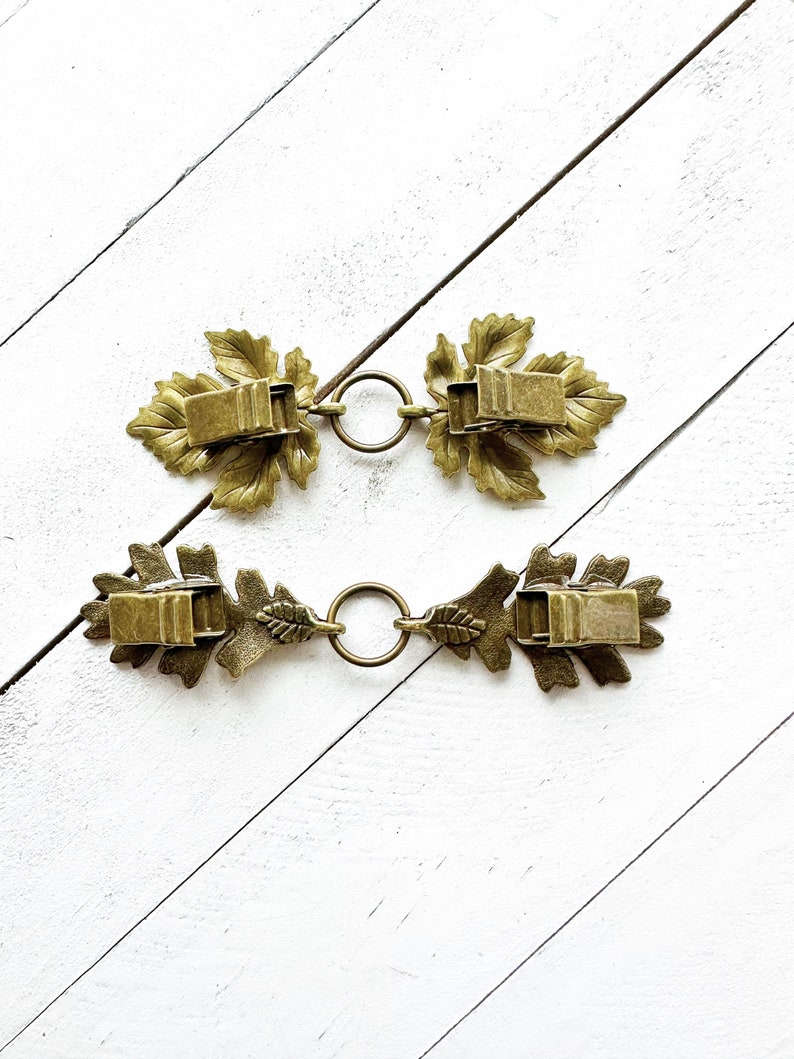 NEW Bronze Oak Leaf Cloak Clasp terebinth - Etsy