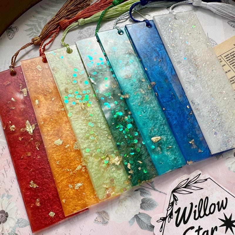 Resin Book Marks - Etsy