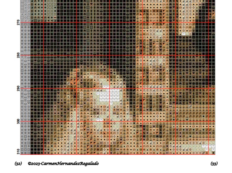 Las Meninas D. Velazquez PDF Cross Stitch Chart, Xstitch PDF Instant ...