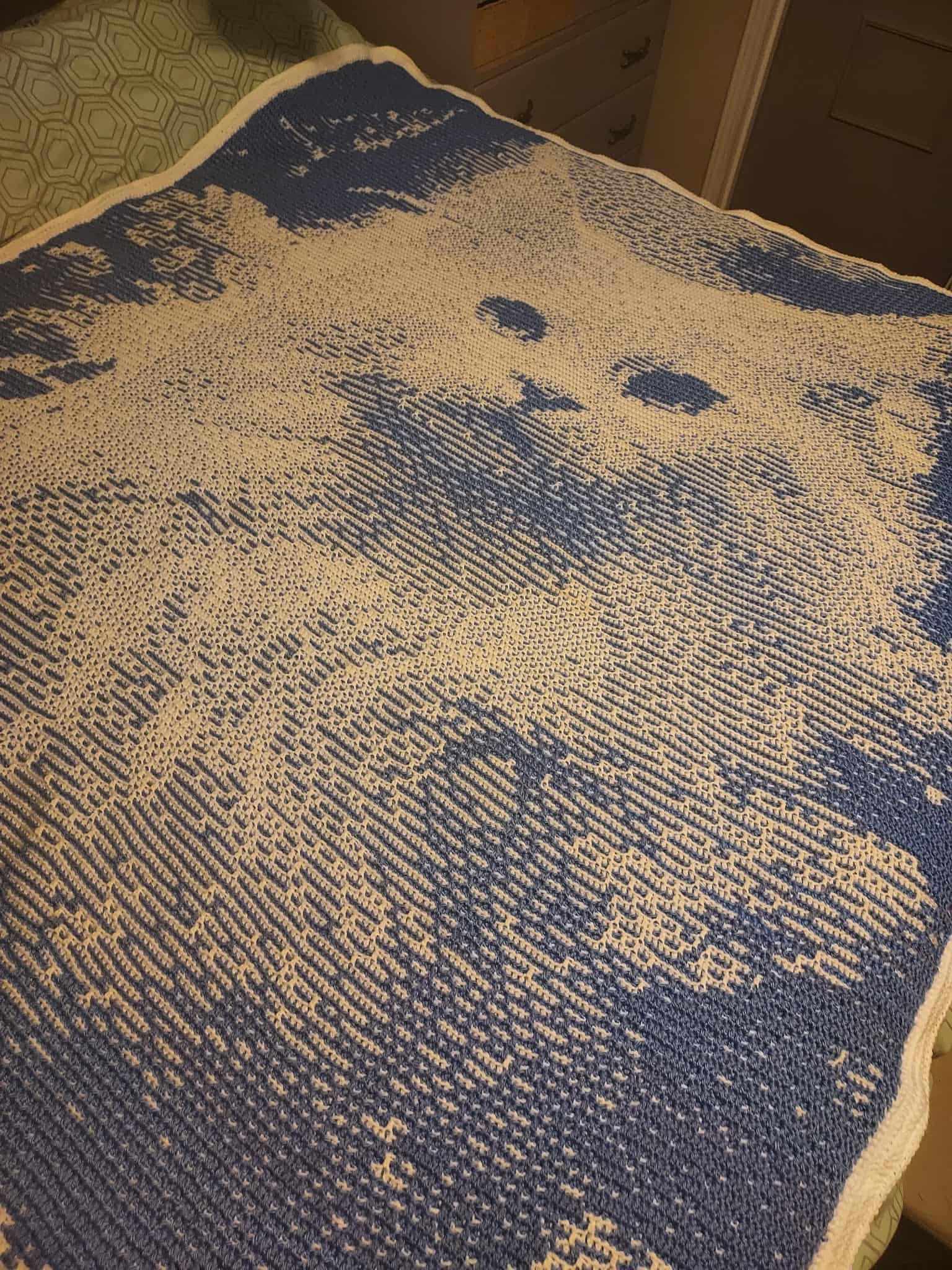 Overlay Mosaic Crochet, "white Cat" Pattern, PDF Written Pattern, Big ...