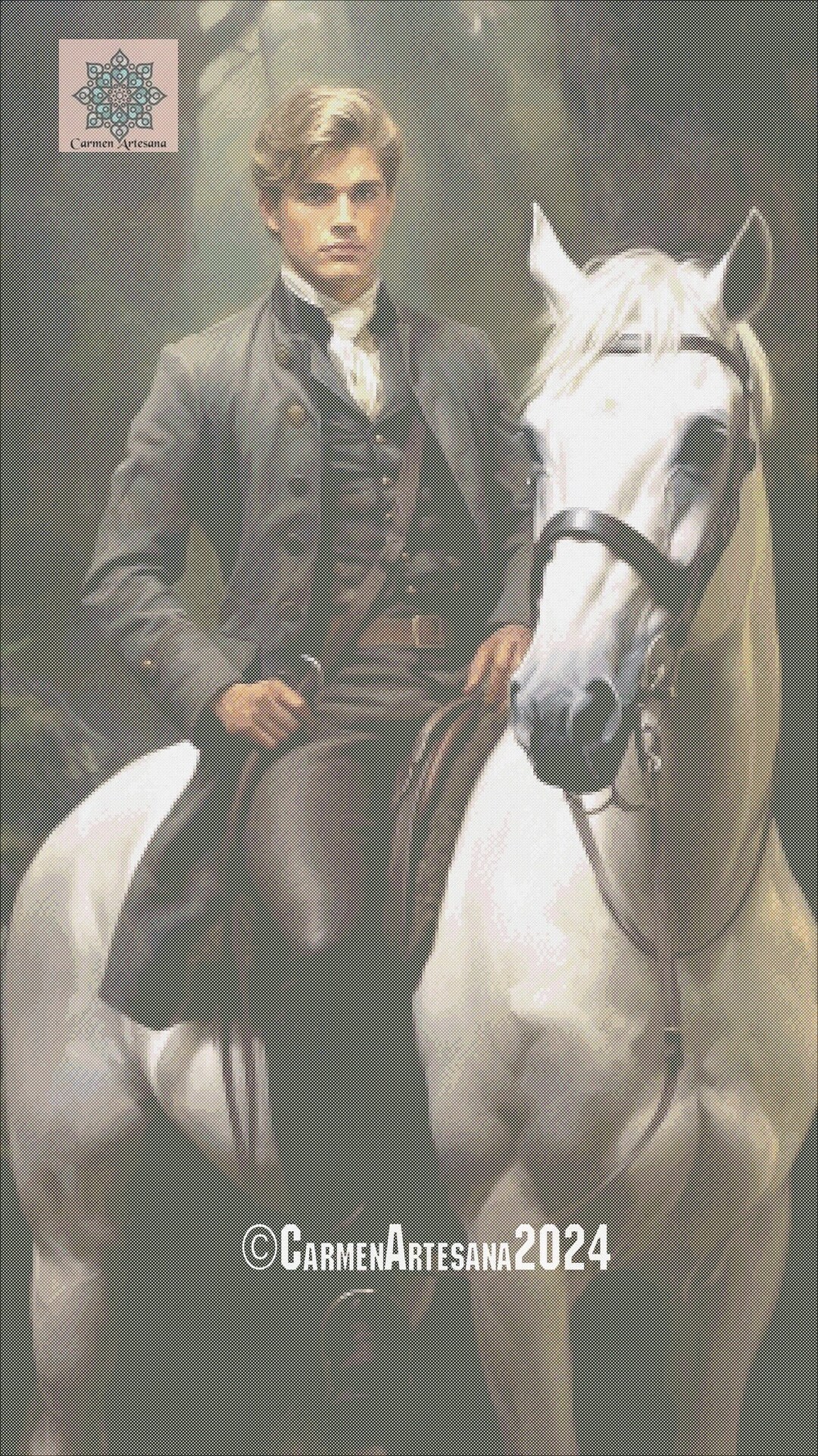 Knight From Another Era, PDF Cross Stitch Pattern, English/español, DMC ...