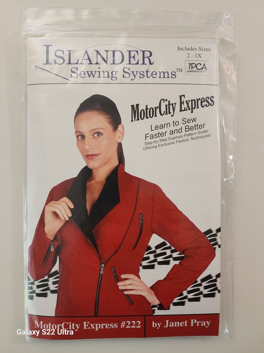Sewing Pattern - by Islander Sewing Systems - 222 Motorcity Express ...