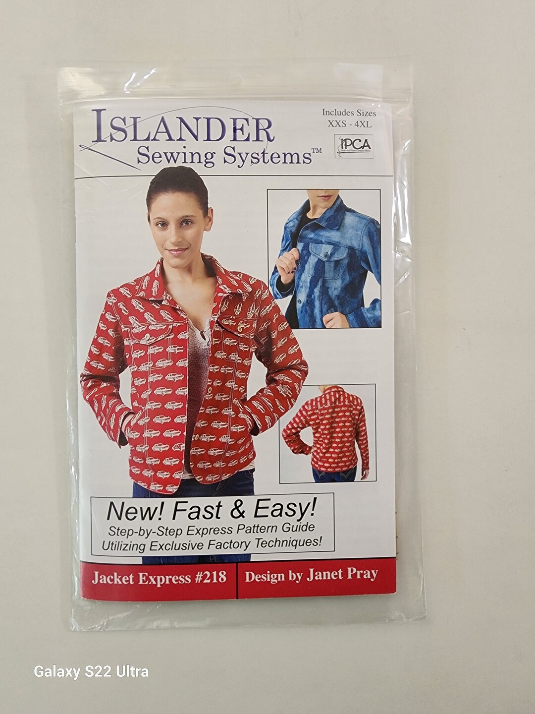 Sewing Pattern - by Islander Sewing Systems - 218 Jacket Express ...