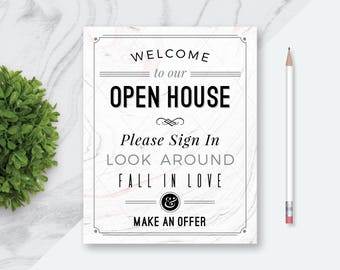 Open house card | Etsy