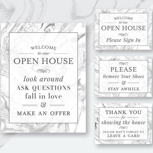 Editable Open House Sign-in Sheets Real Estate Printable - Etsy