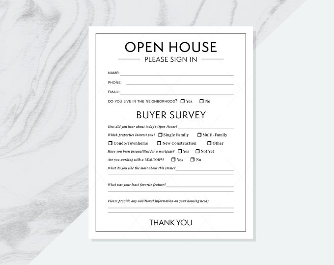 PDF Realty ONE Group Open House Real Estate Please Sign in Form, Please ...