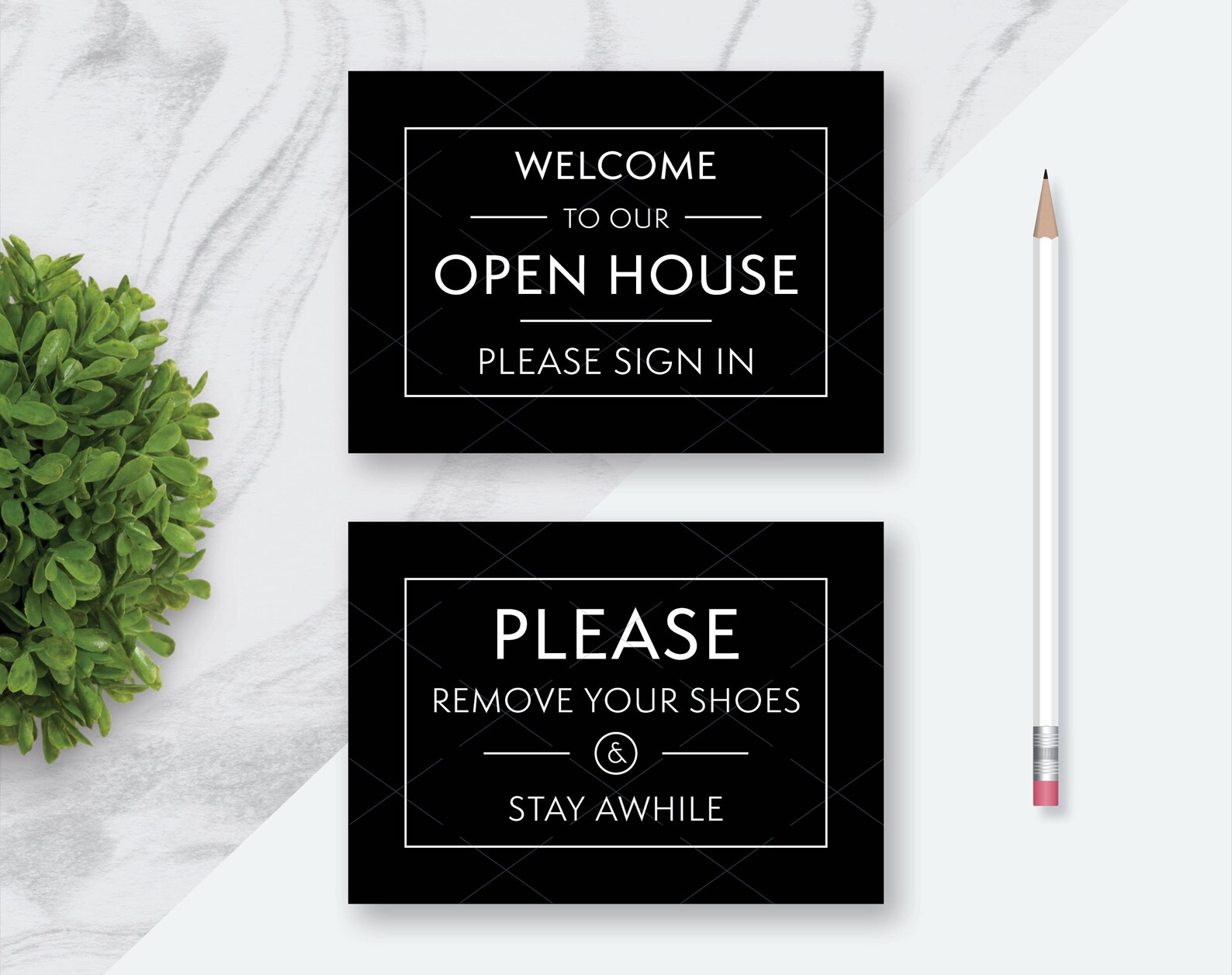 Real Estate Open House Signs Welcome to Open House Please - Etsy
