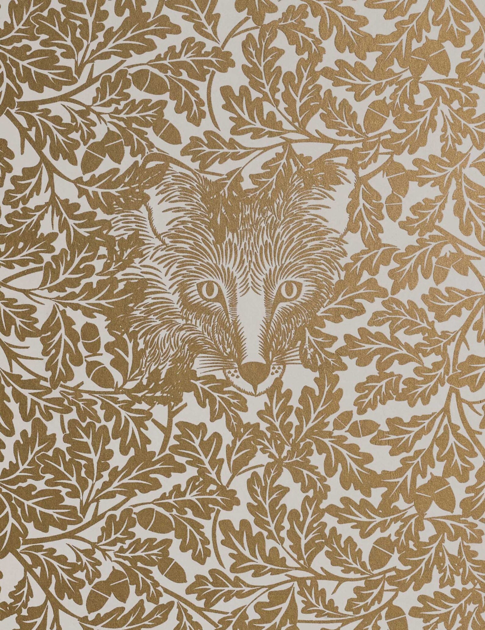 FOREST Gold Hand Screen Print Wallpaper 10 Meter Roll - Etsy