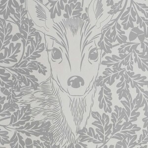 FOREST Dust Dove Grey Wallpaper 10 Meter Roll - Etsy