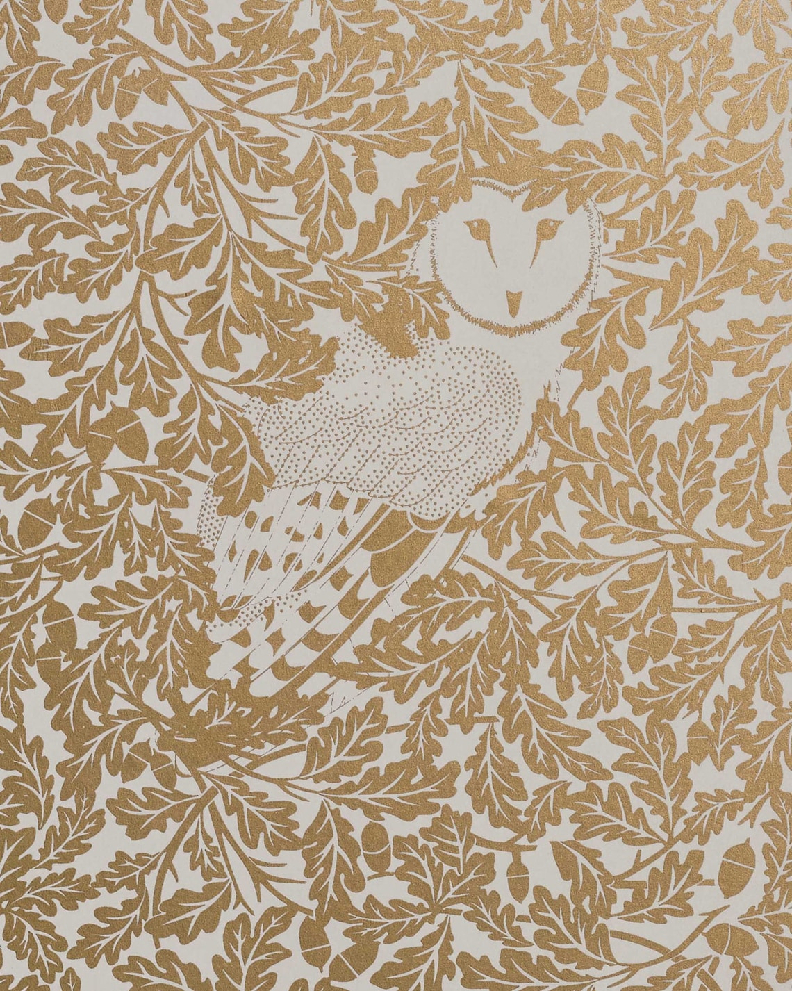 FOREST Gold Hand Screen Print Wallpaper 10 Meter Roll - Etsy
