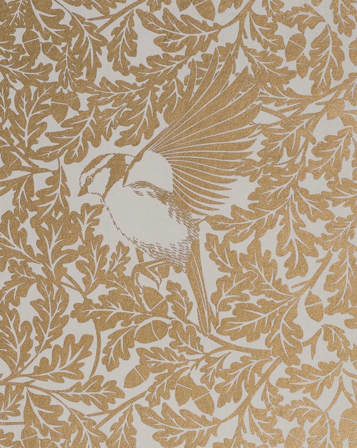 FOREST Gold Hand Screen Print Wallpaper 10 Meter Roll - Etsy