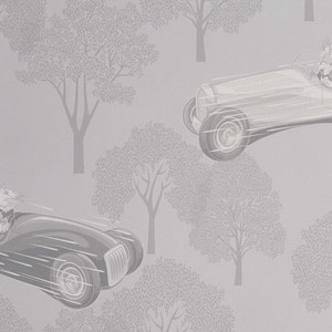 SPEED Grey Wallpaper 10 Meter Roll - Etsy