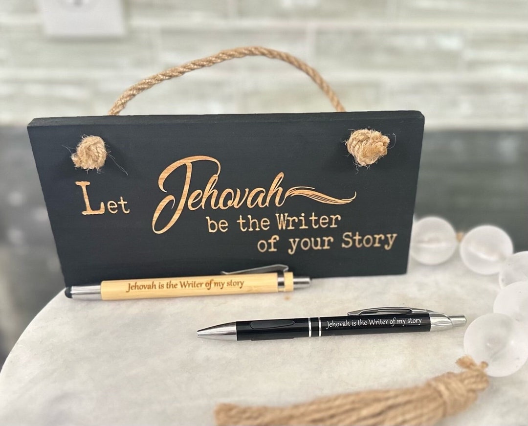 Writer of My Story Laser Engraved Sign & Pens - Etsy