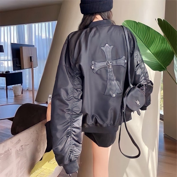 Chrome Heart Bomber - Etsy