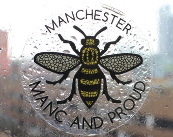 Manchester Bee Decal - Etsy