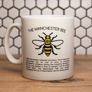 History of the Manchester Worker Bee Mug - Produced in UK - Manc and ...