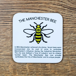 History of the Manchester Worker Bee Coaster - Produced in UK - Manc ...