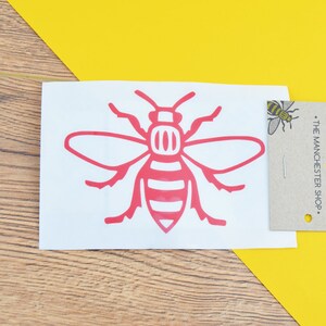 Manchester Bee Decal Sticker Worker Bee Mancunian Gift Car - Etsy UK
