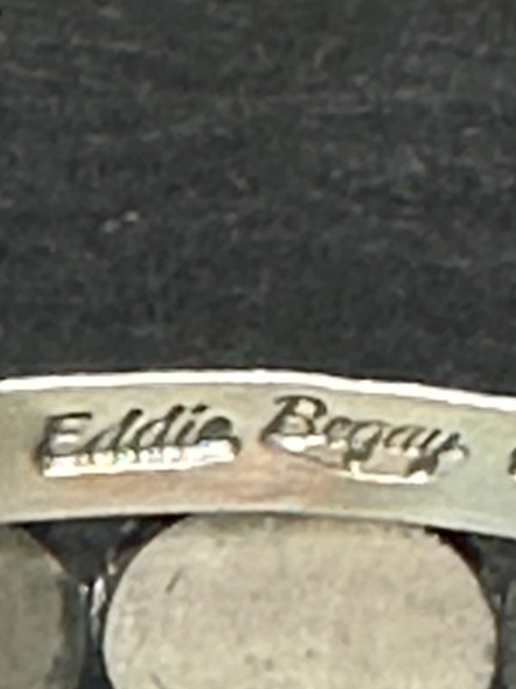 Vintage Eddie Begay Navajo Turquoise Cuff Bracelet - Gem