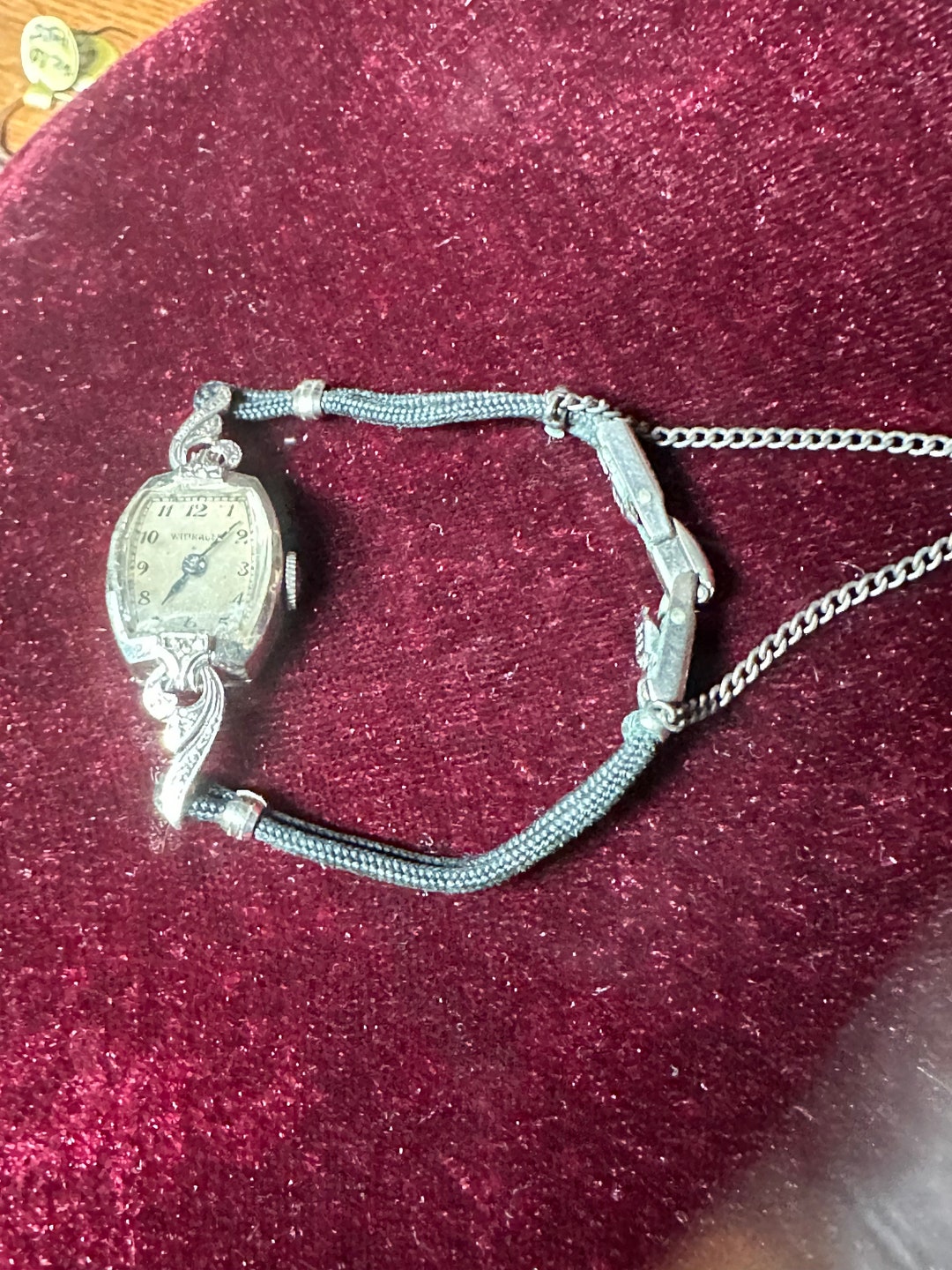 Vintage Wittnauer 14K White Gold Watch~engraved~works~rope Band - Etsy