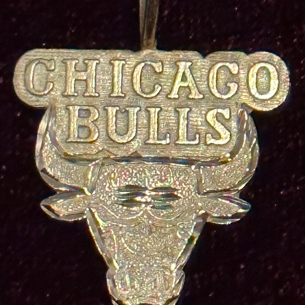 Chicago Bulls Pendant - Etsy