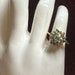Vintage 10KP Yellow Gold Emerald Cluster Ring~size 5 3/4 - Etsy