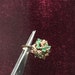 Vintage 10KP Yellow Gold Emerald Cluster Ring~size 5 3/4 - Etsy