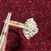 14K Yellow Gold CZ Cluster Waterfall Ring~size 4 3/4 - Etsy