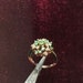 Vintage 10KP Yellow Gold Emerald Cluster Ring~size 5 3/4 - Etsy