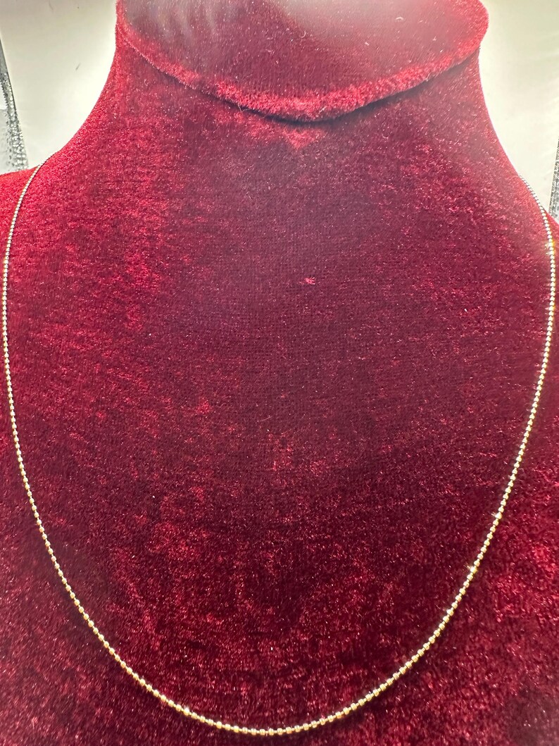 14K Yellow Gold Dot and Dash Chain Necklace~21” - Etsy