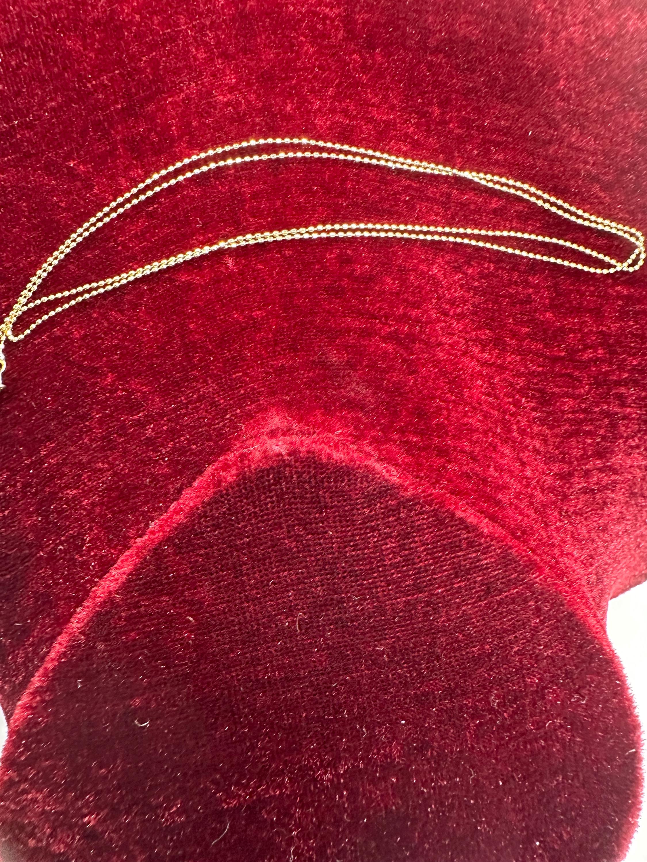 14K Yellow Gold Dot and Dash Chain Necklace~21” - Etsy