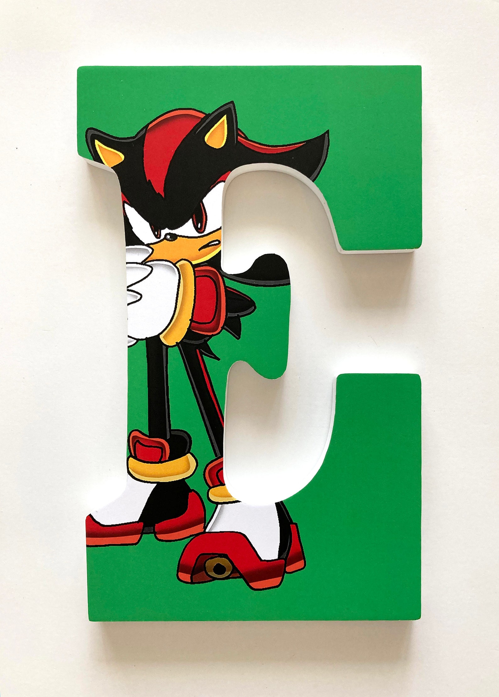 Sonic the Hedgehog Wooden Letters Boy or Girl Bedroom - Etsy Canada
