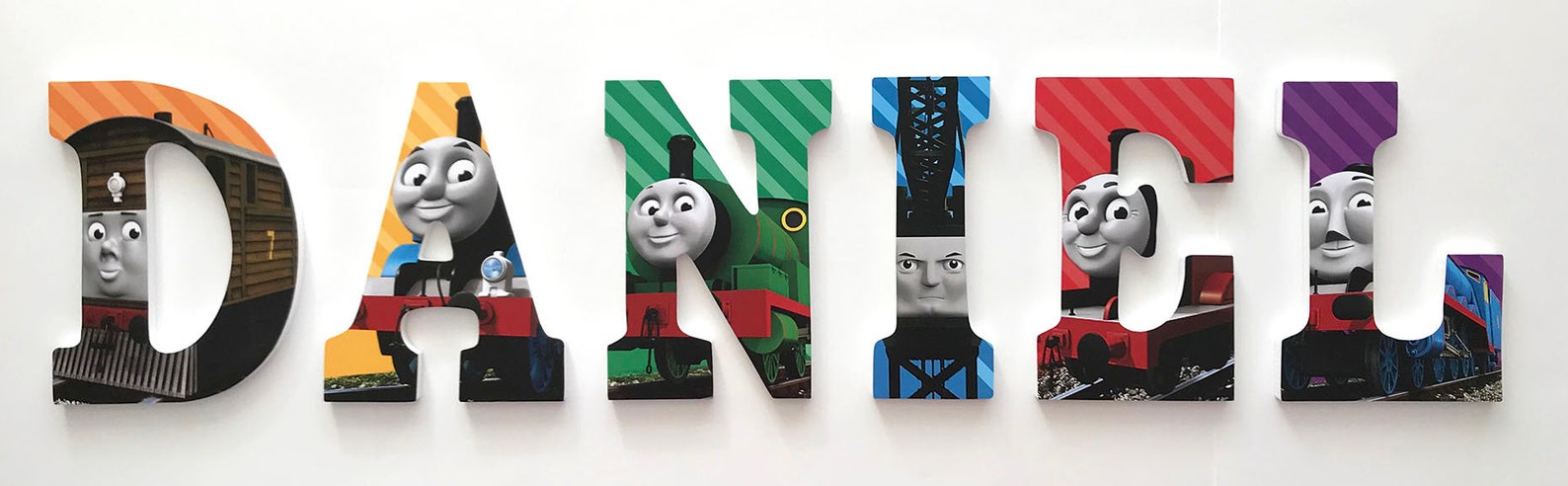 Thomas the Tank Engine Wooden Letters Boy or Girl Bedroom - Etsy Australia