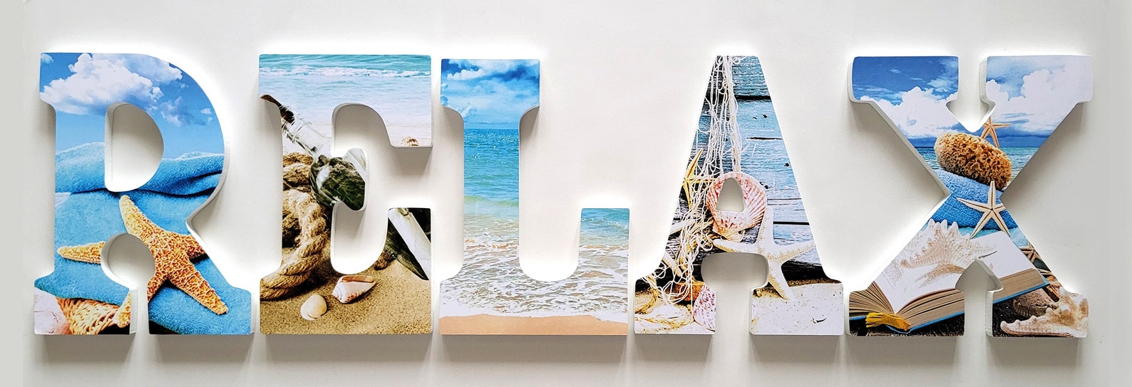 Beach Wooden Letters, Custom, Ocean Theme, Under the Sea Letters ...