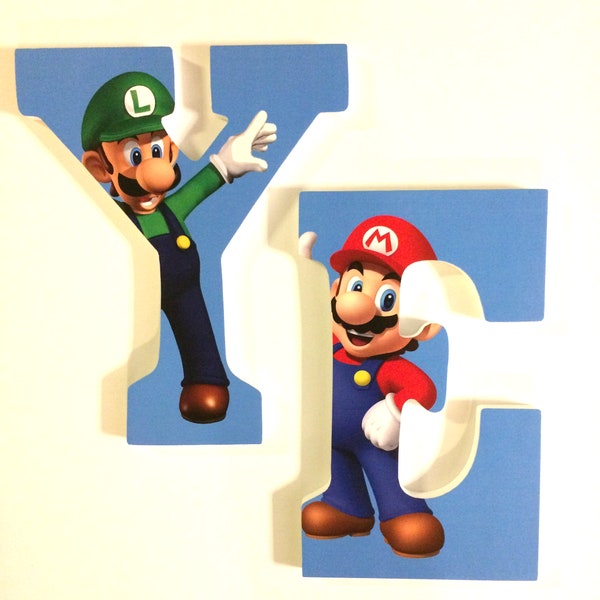 Super Mario Letters - Etsy Canada