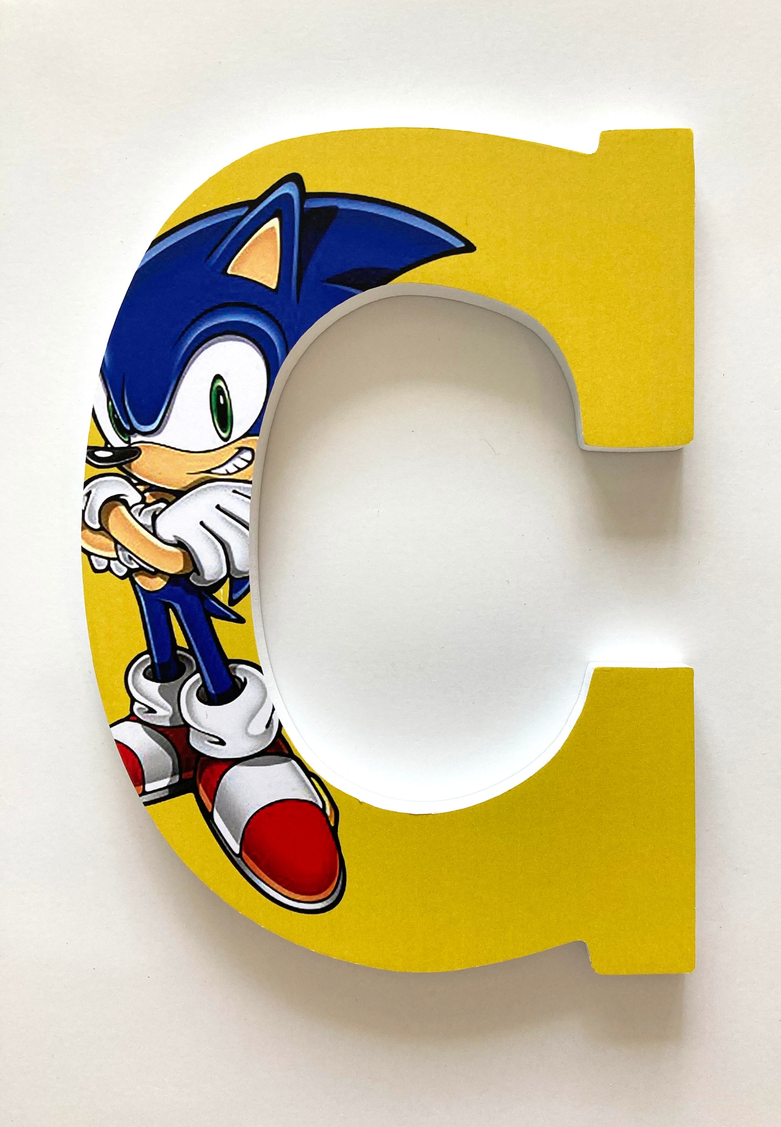 Sonic the Hedgehog Wooden Letters Boy or Girl Bedroom - Etsy Canada