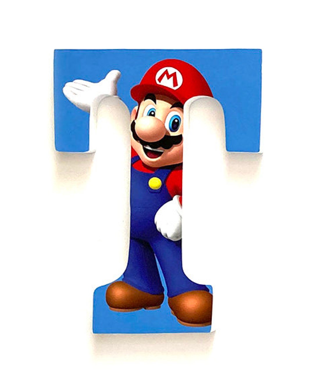 Super Mario, Mario Brothers Wooden Letters, Custom, Boy Girl Kid ...