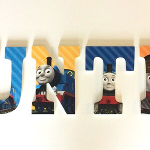 Thomas the Tank Engine Wooden Letters, Custom, Train Letters, Boy Girl ...