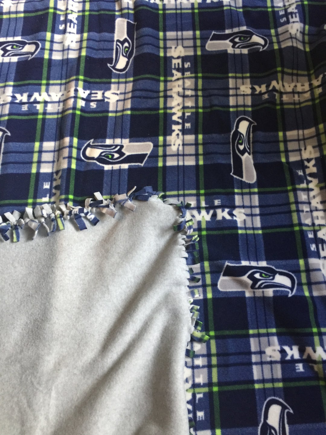 Seattle Seahawks Flleece Blanket - Etsy