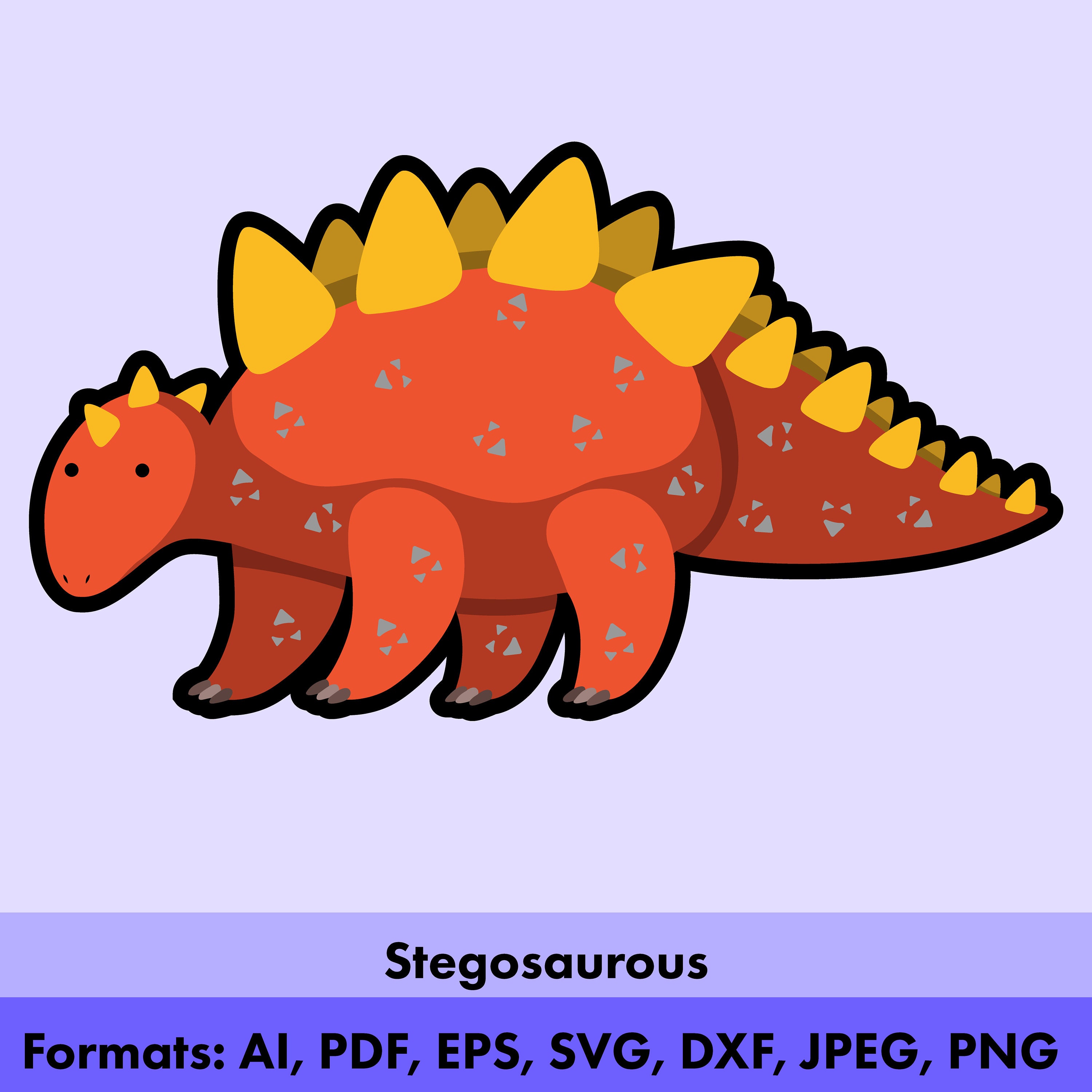 Stegosaurus SVG, Svg Files, Teacher Svg, Svg Files for Cricut, Svg ...