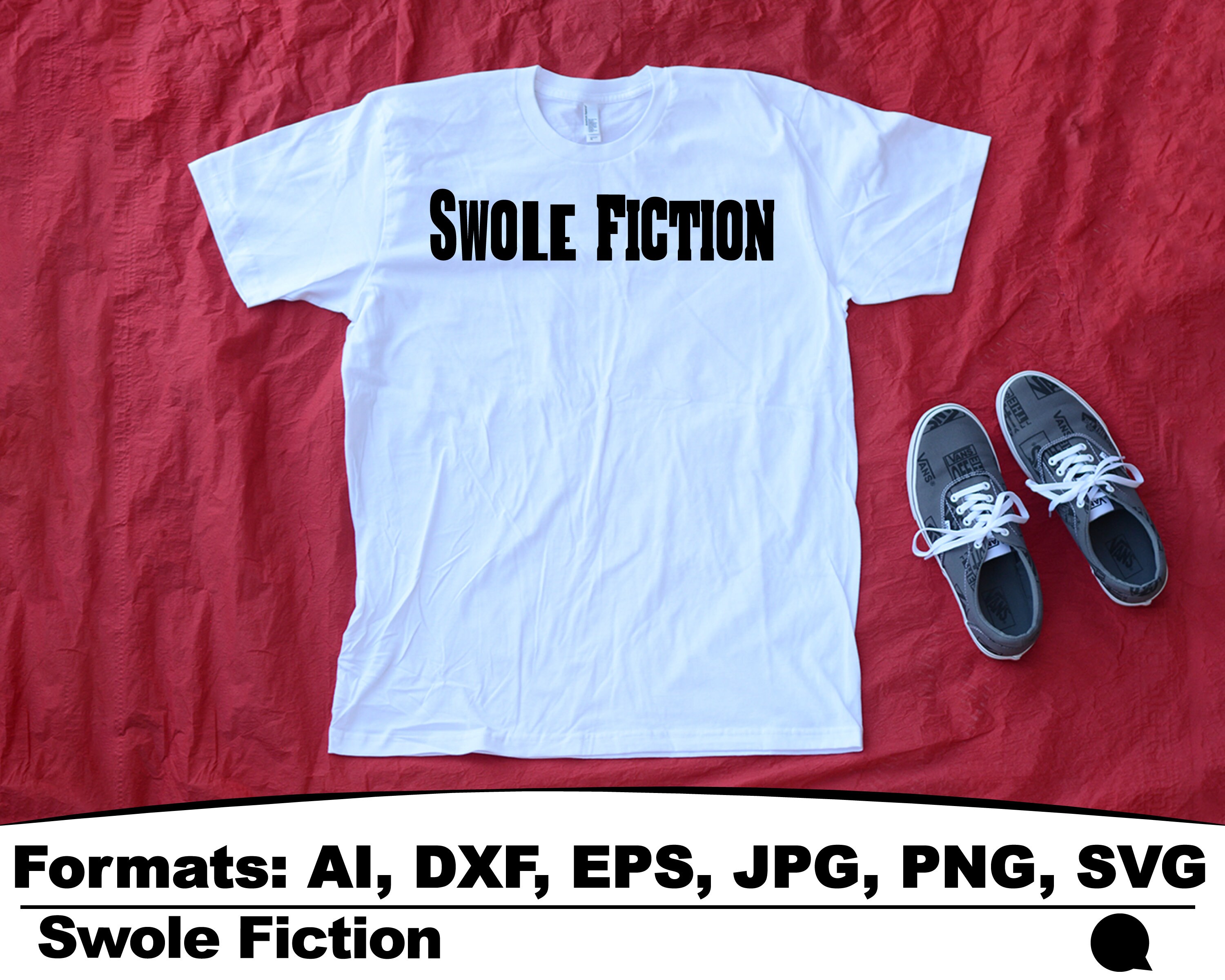 Swole Fiction Svg Quote Svg Mobile Svg Movie Svg Popular - Etsy