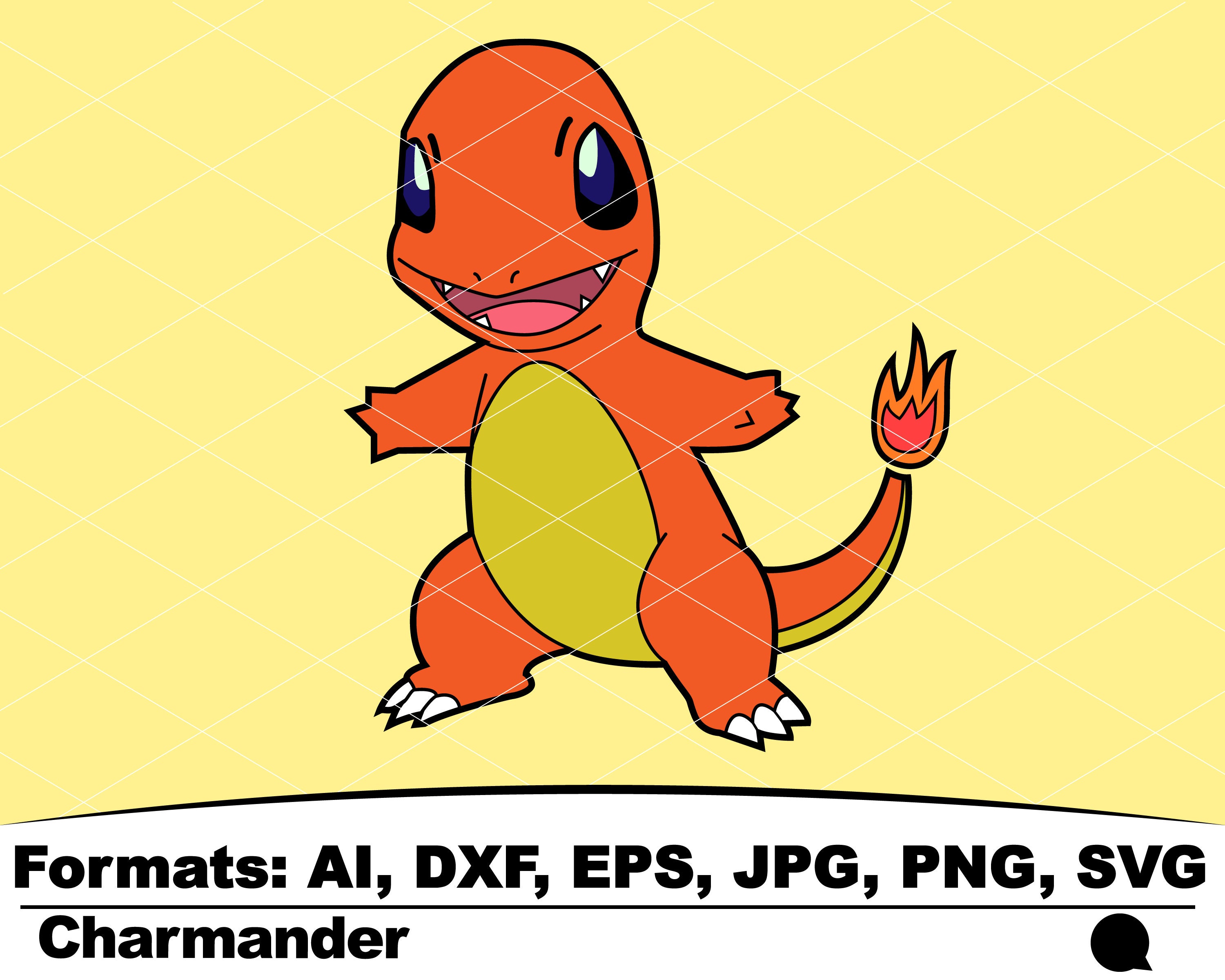 Pokemon Charmander Svg Svg Kids Cheap Svg Car Decal Svg - Etsy France