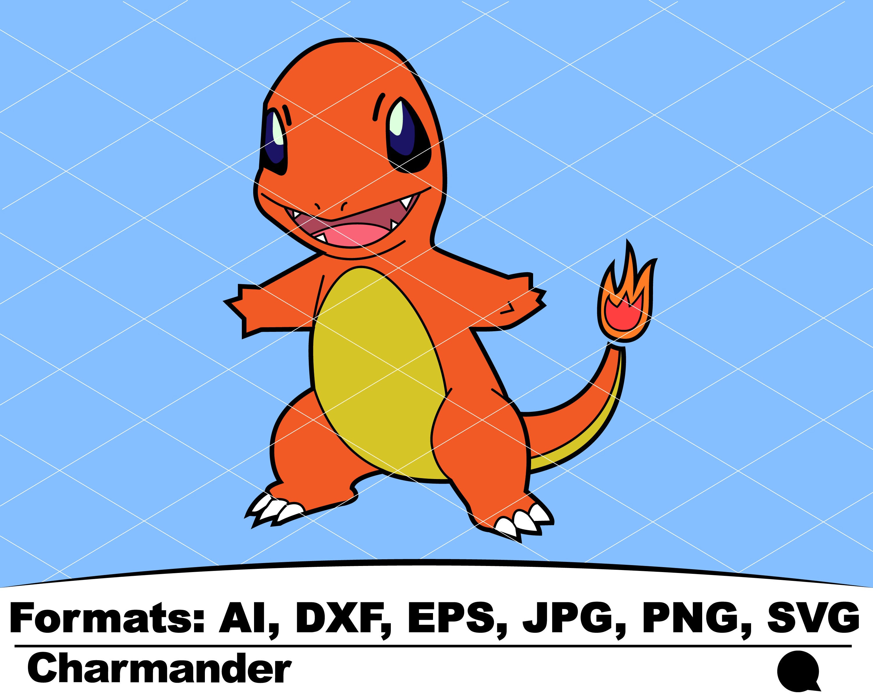 Pokemon Charmander Svg Svg Kids Cheap Svg Car Decal Svg - Etsy España