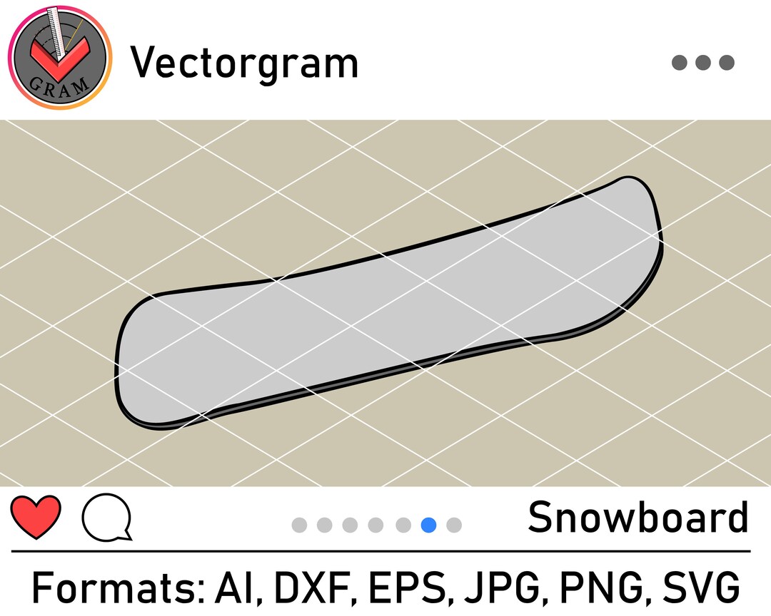 Snowboard Plain Clipart, T-shirt Design, Cut Out Bundle for Silhouette ...