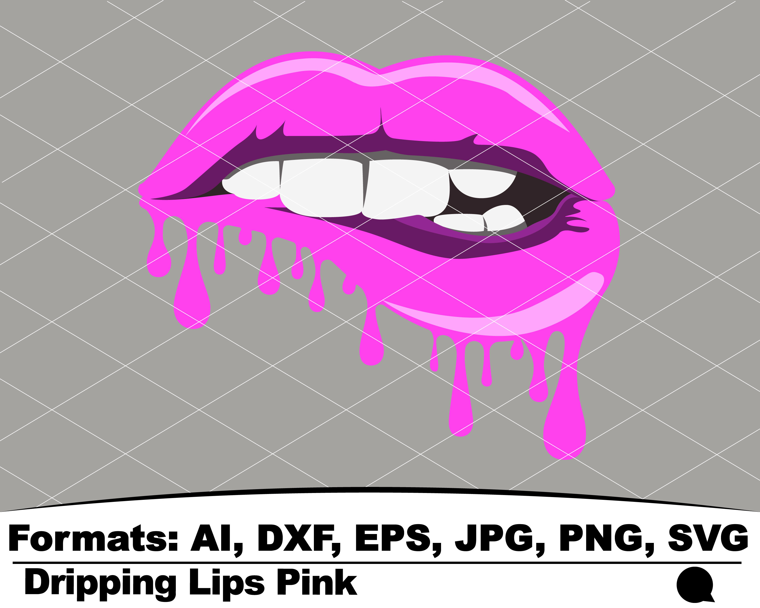Dripping Lip Svg, Pink Color, Svg Designs, T-shirt Design, Halloween ...
